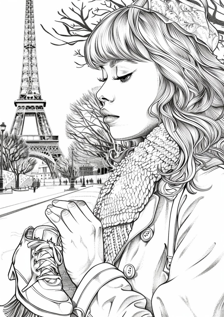 35 Girl Fashion Coloring Sheets – My Coloring Zone