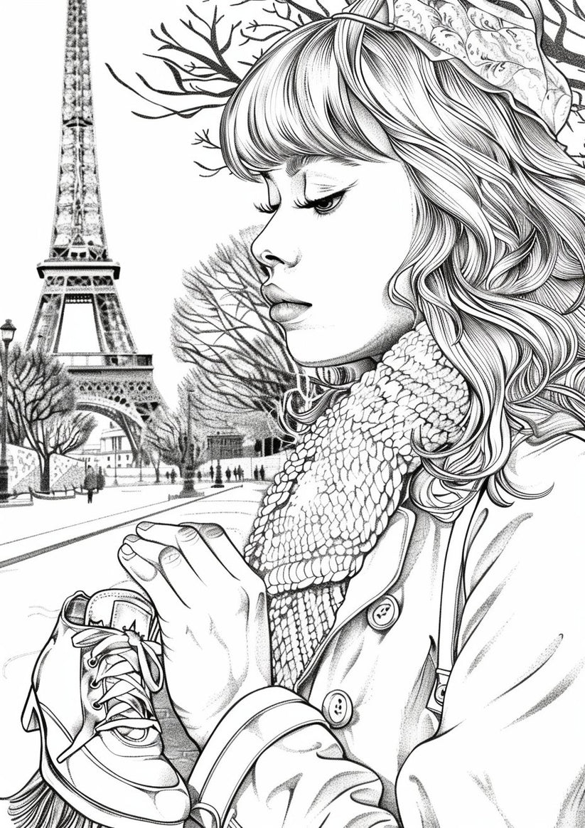 35 Girl Fashion Coloring Sheets – My Coloring Zone