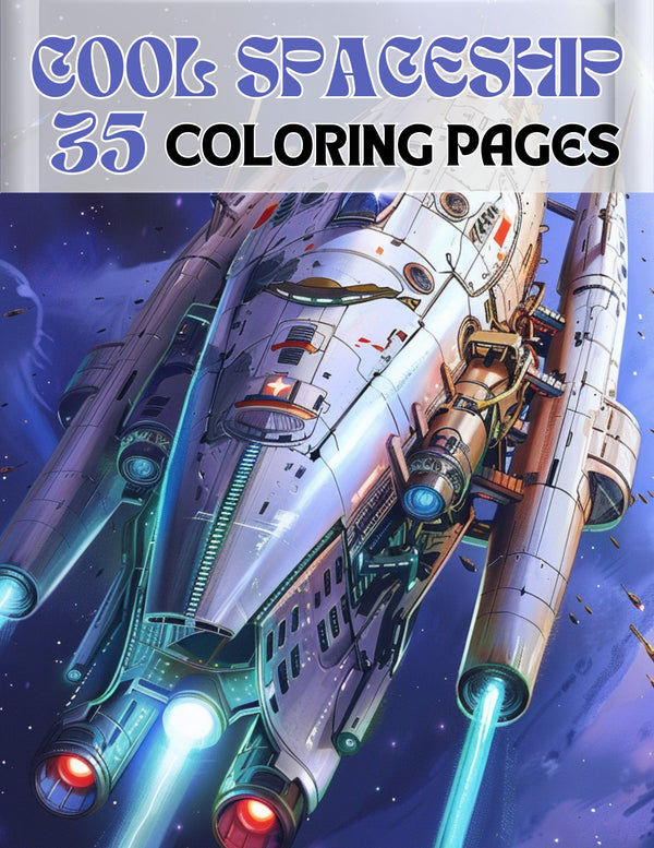 35 Unique Spaceship Coloring Pages – My Coloring Zone