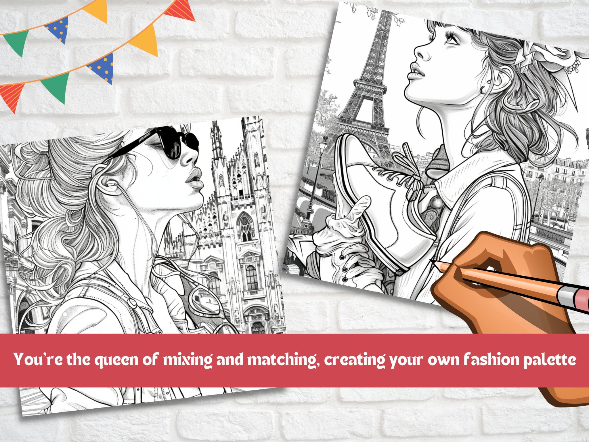 40 Cute Fashion Girls Coloring Pages – My Coloring Zone
