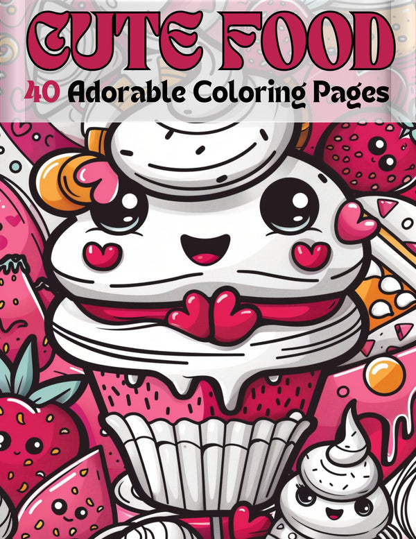 40 Cute Food Coloring Pages For Kids – My Coloring Zone