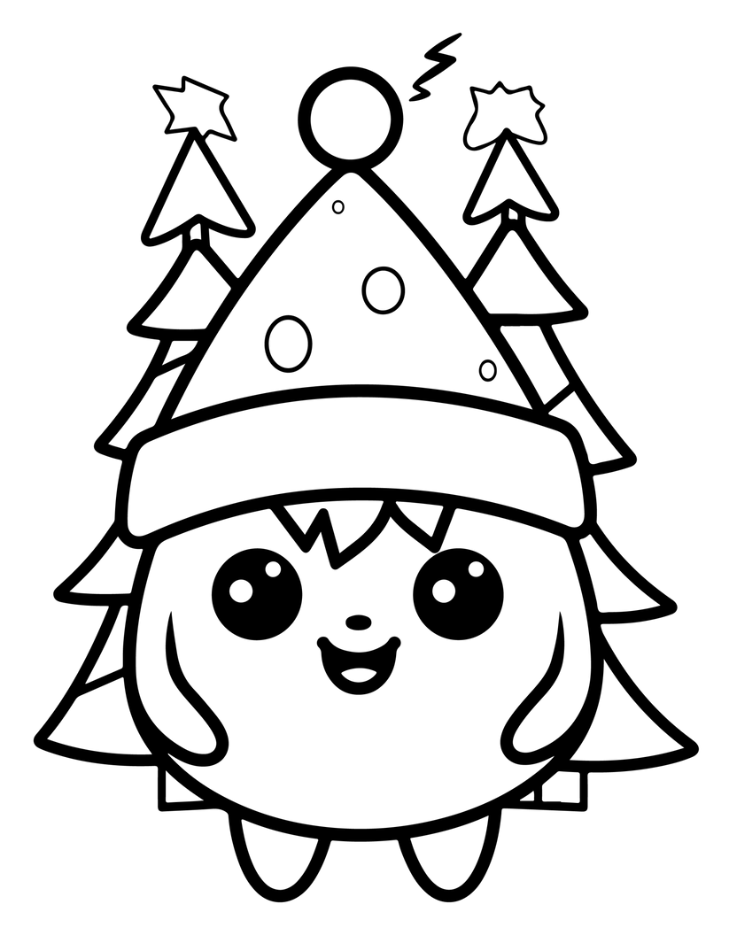 45 Cute Christmas Coloring Pages – My Coloring Zone