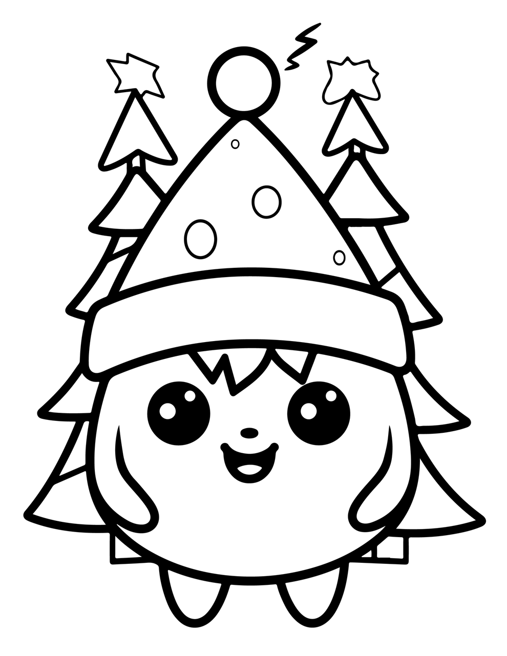 45 Cute Christmas Coloring Pages – My Coloring Zone