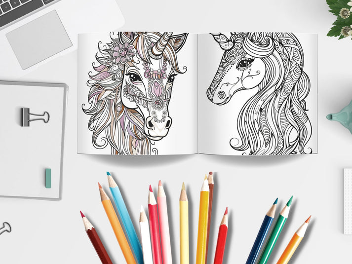 50 Cute Mandala Unicorn Coloring Pages – My Coloring Zone