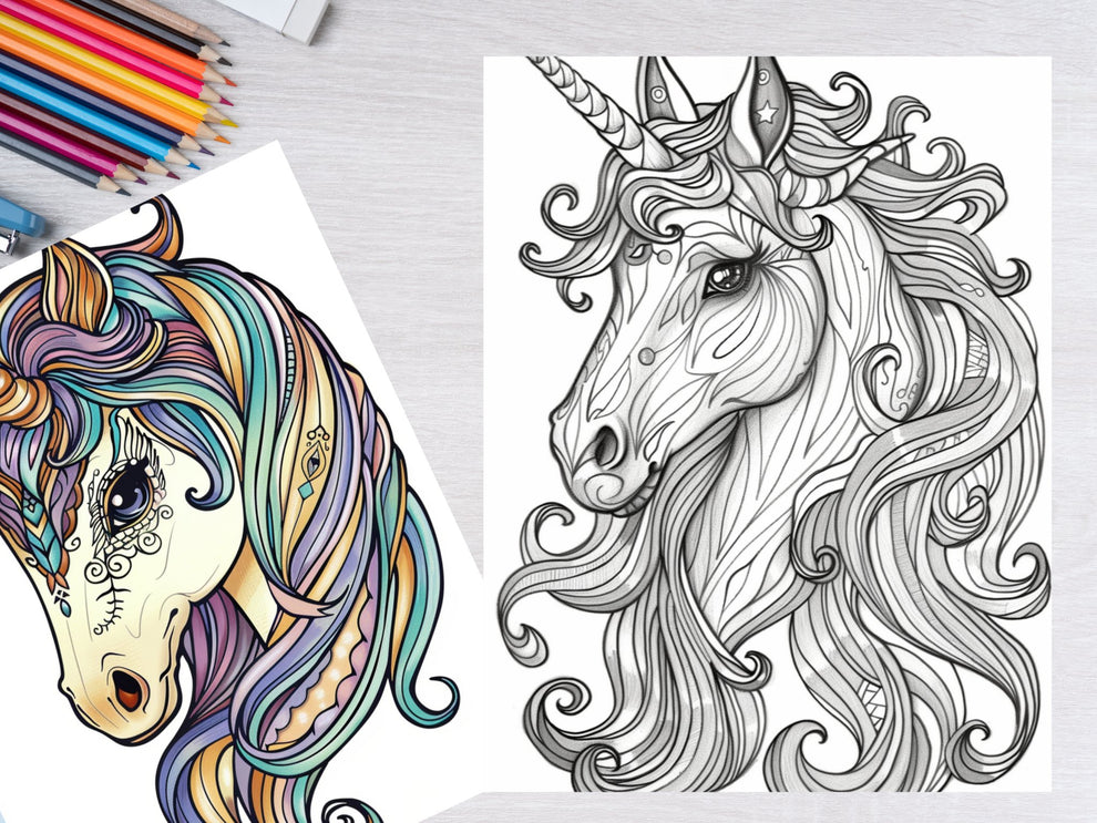 50 Cute Mandala Unicorn Coloring Pages – My Coloring Zone