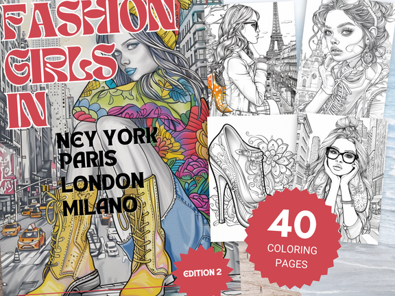 40 Cute Fashion Girls Coloring Pages – My Coloring Zone